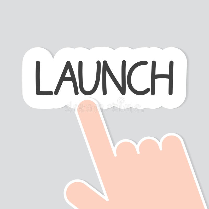 Launch word concept stock vector. Illustration of price - 198235558