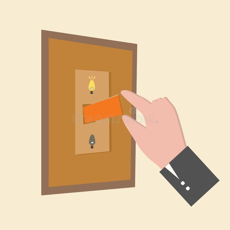 Switch Off Cartoon Stock Illustrations – 1,722 Switch Off Cartoon Stock ...