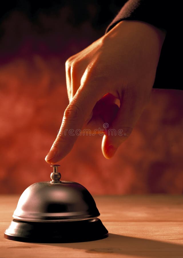 Finger Pressing Reception Bell Stock Photos - Free & Royalty-Free Stock ...