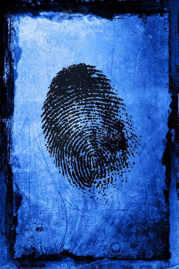 Green fingerprint stock photo. Image of authentication - 46158368