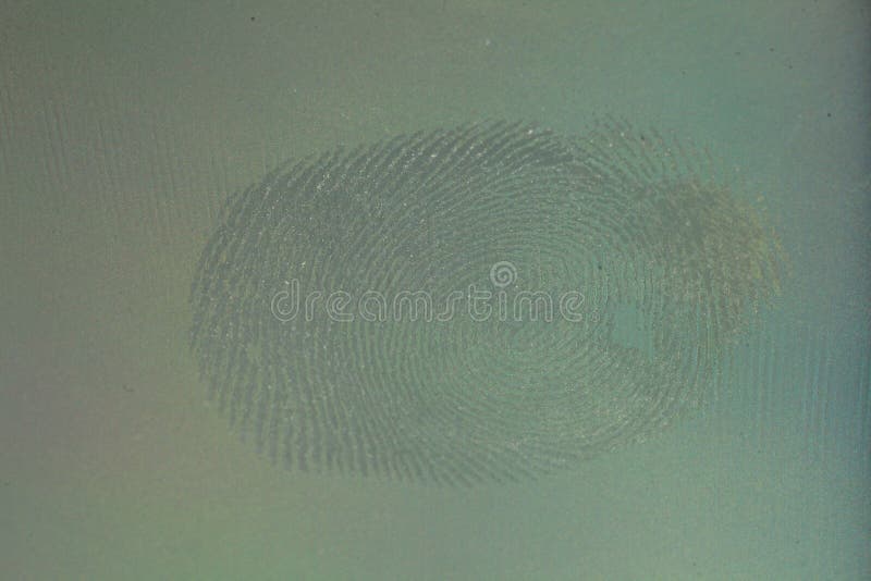 Finger Print on Screen of a Mobile Phone Stock Image - Image of screen ...
