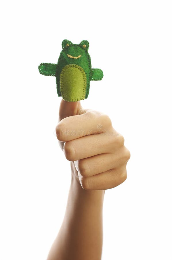 The finger puppet stock image. Image of entertainment - 1455403