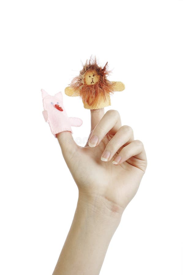 Finger puppets stock photo. Image of plaything, tale, entertainment ...