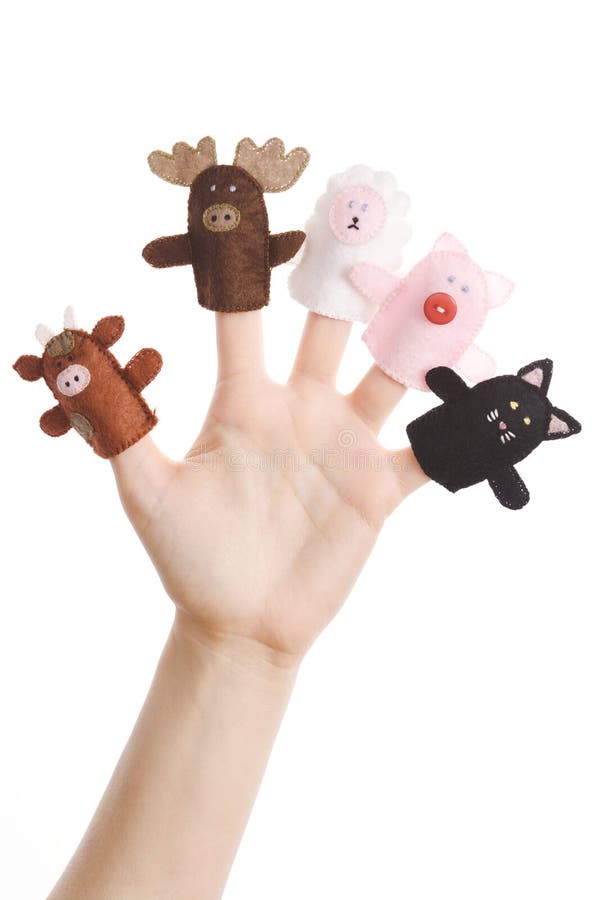 Finger puppets stock photo. Image of people, moose, family - 3027024