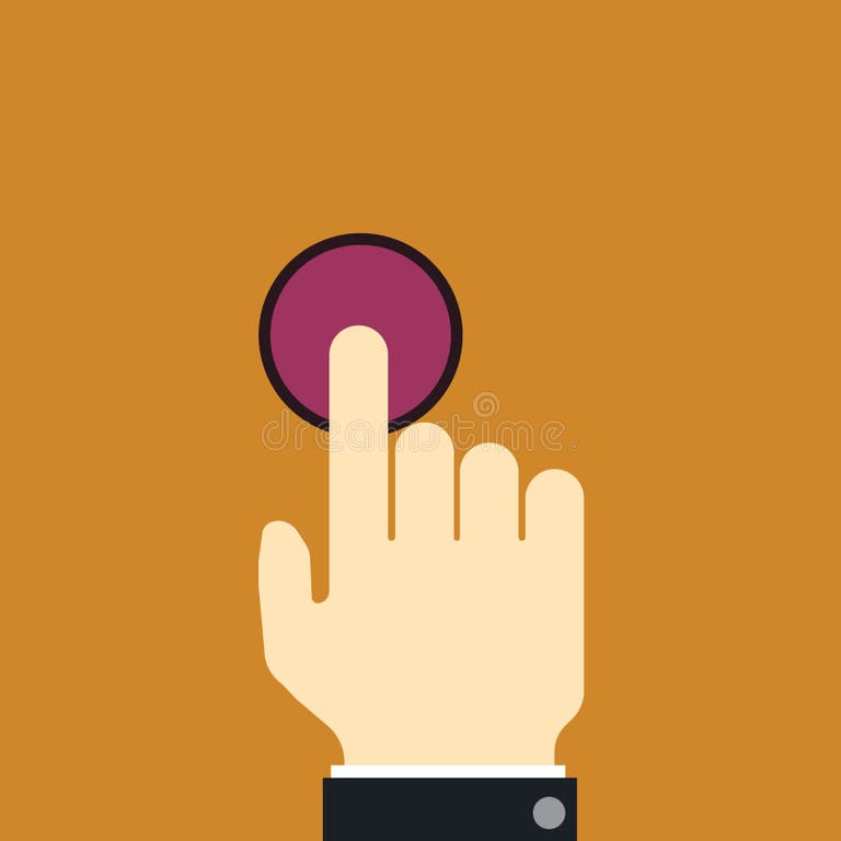 Finger Button Stock Illustrations – 75,835 Finger Button Stock ...