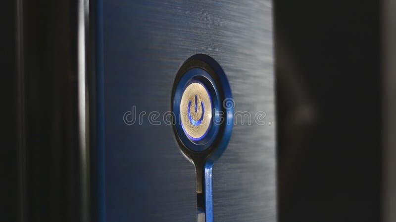 Power Button Symbol, Animated Icon on Transparent Background. Stock ...