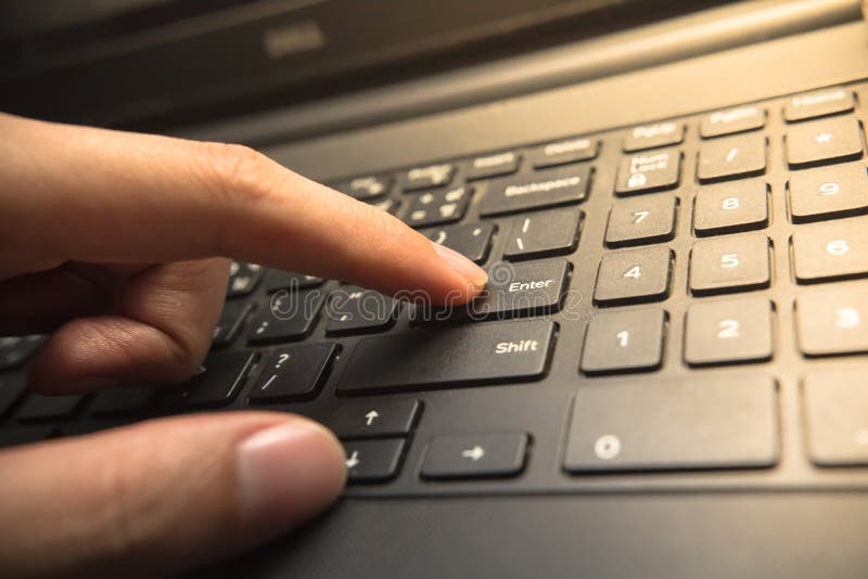 Finger Pushing The Button ENTER Stock Image - Image of digital, board ... Finger Pushing The Button ENTER Stock Image - Image of digital, board ...