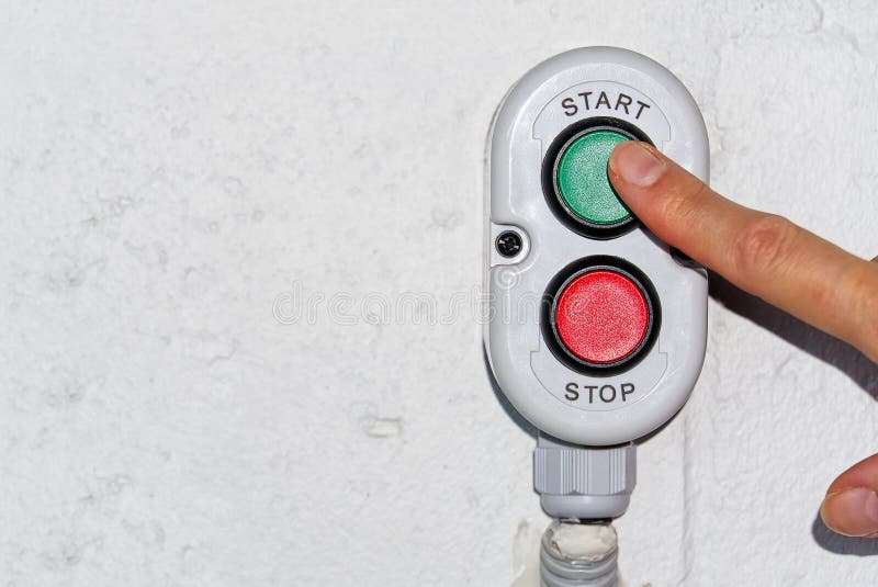 Green Start Button on a Keyboard Stock Image - Image of start, keypad ...