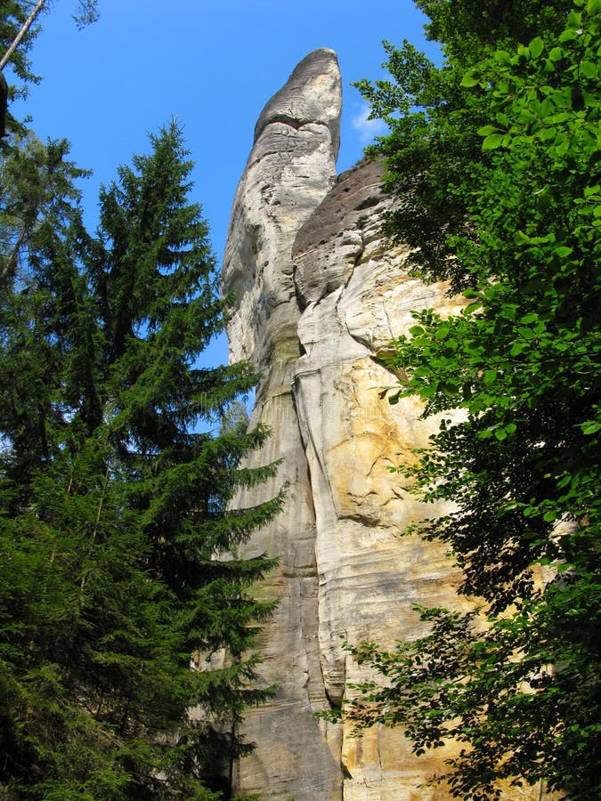 Finger of rock stock photo. Image of flow, mystic, peaceful - 13374136