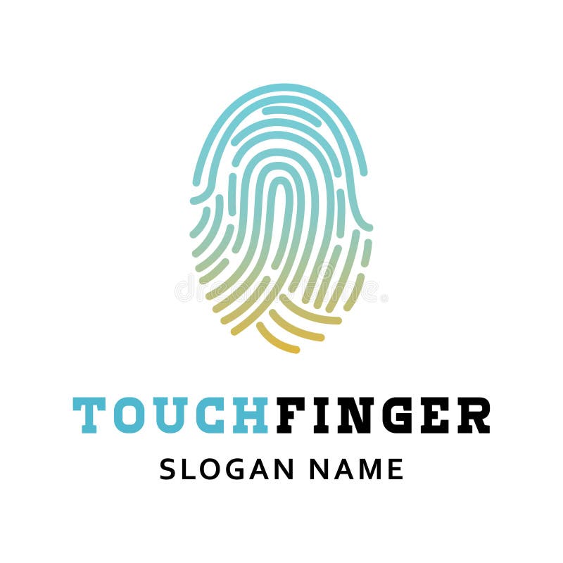 Finger Security Artwork Design Illustration Vector Design Emblem Stock ...