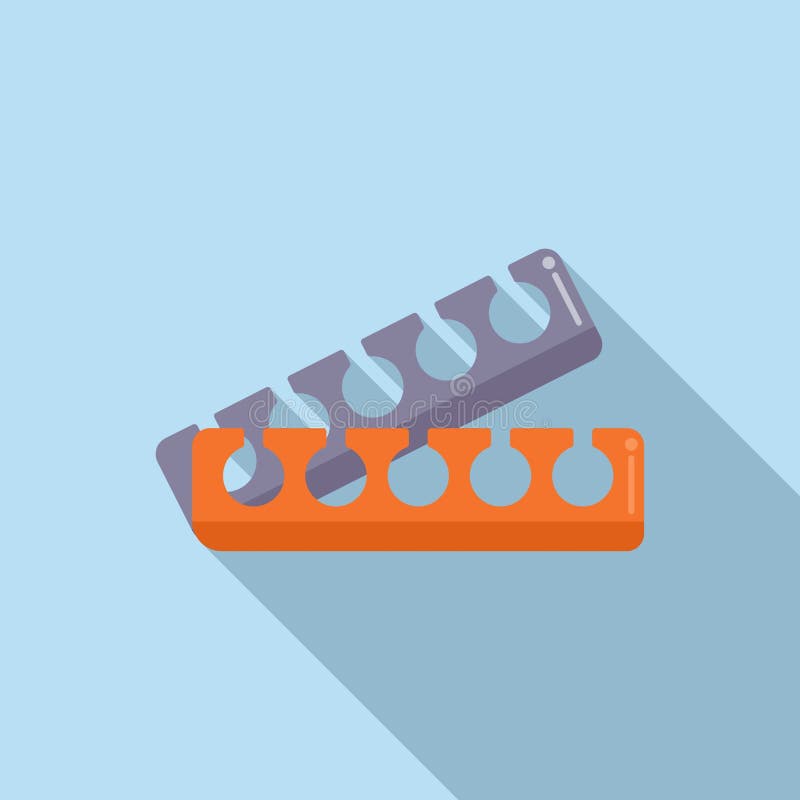 Finger Separator Icon Flat Vector. Nail Pedicure Stock Vector - Illustration of polish, tweezers ...