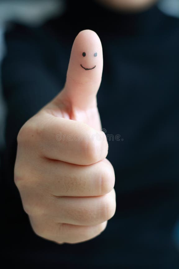Finger smile stock image. Image of gesture, idea, happy - 30976581