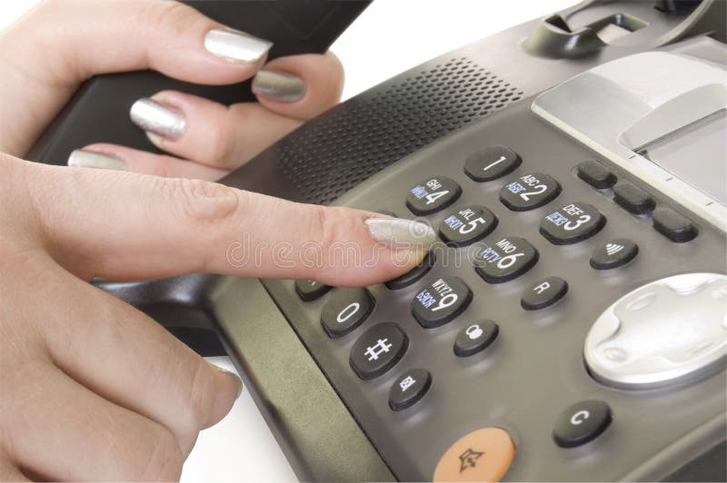 Telephone stock image. Image of objects, finger, digital - 6823837