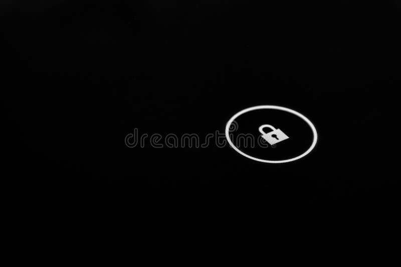 Finger Touch Key Button Lock Screen Tablet Interface DIgital Unlock ...