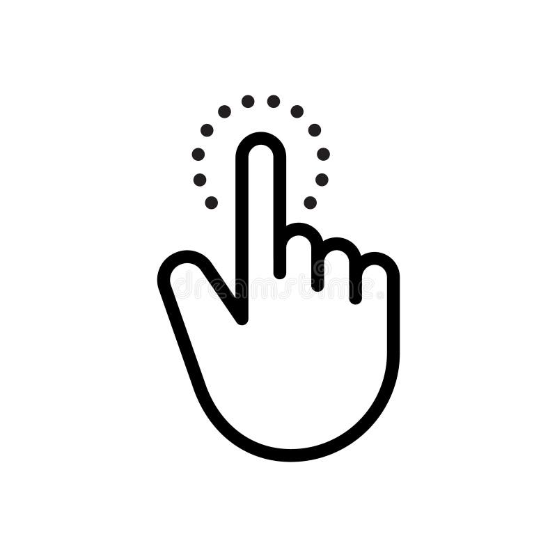 Finger Touch Screen Gesture . Stock Vector - Illustration of choice ...