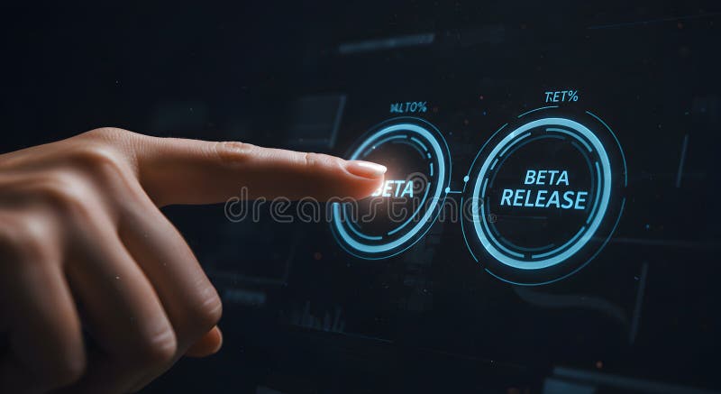 Beta Release Testing Concept Finger Touching Interface Technology ...