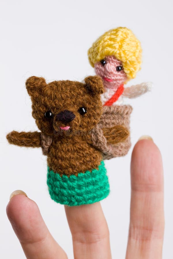 Finger Toys stock photo. Image of close, female, knitting - 12423638