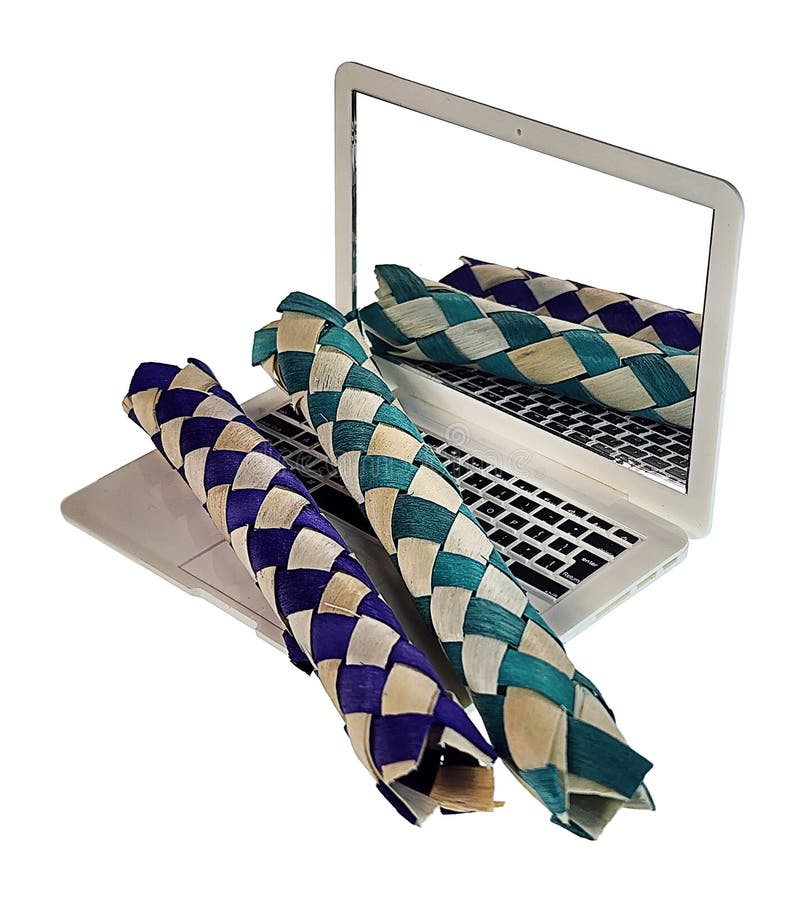 Finger Trap on laptop stock image. Image of antivirus - 267785563