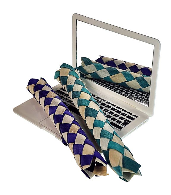 Finger Trap on laptop stock image. Image of antivirus - 267785563