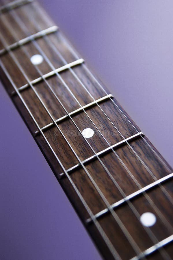 Tastiera della chitarra fotografia stock. Immagine di poltrona - 7562722