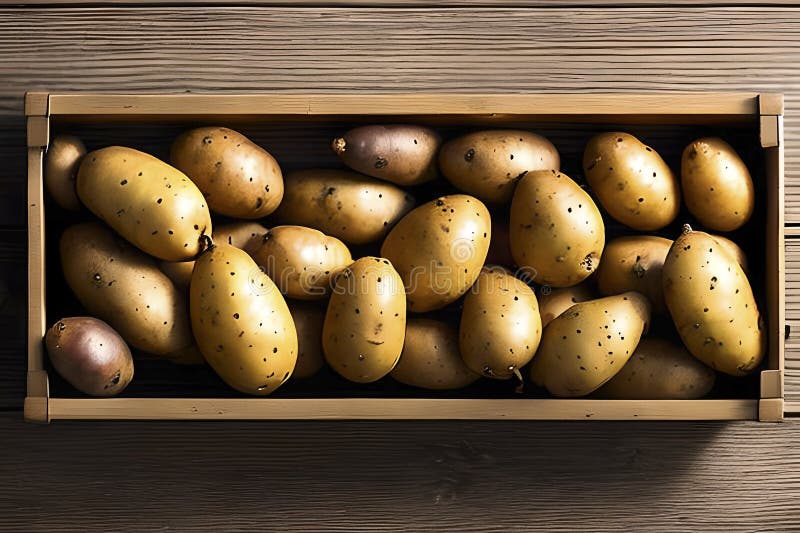 Fingerling Potato is Small, Stubby, Finger-shape Stock Illustration ...