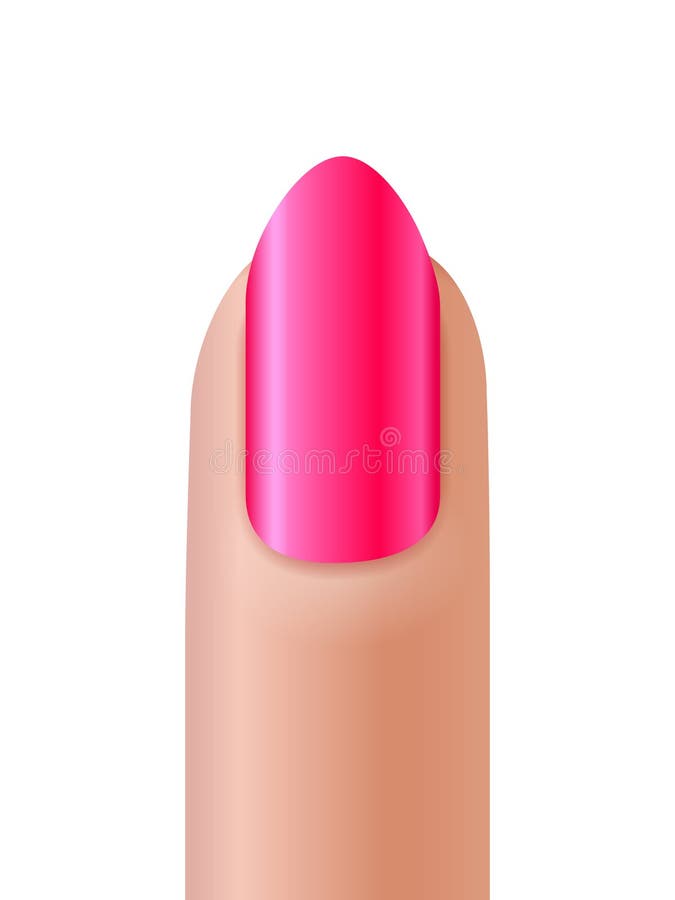 Fingernail manicure stock vector. Illustration of beauty - 359910242