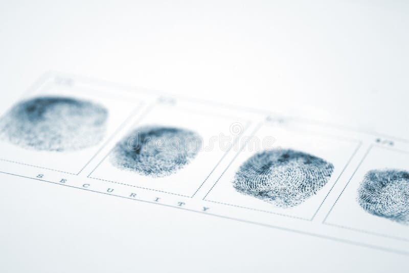 Fingerprint stock image. Image of biometric, print, blue - 12281229