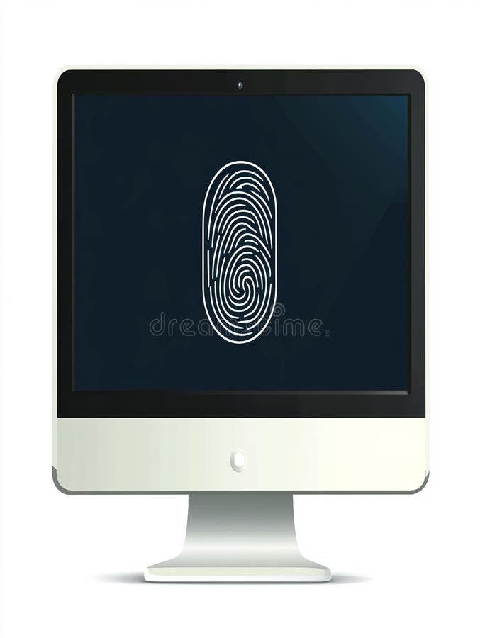 Fingerprint stock photo. Image of screen, identity, privacy - 380773038