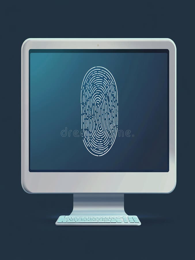 Fingerprint stock image. Image of biometric, login, digital - 380773041