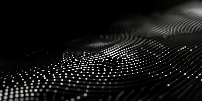 Fingerprint Abstract Background Stock Illustration - Illustration of ...