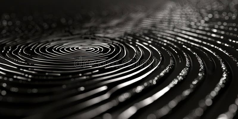 Fingerprint Abstract Background Stock Illustration - Illustration of ...