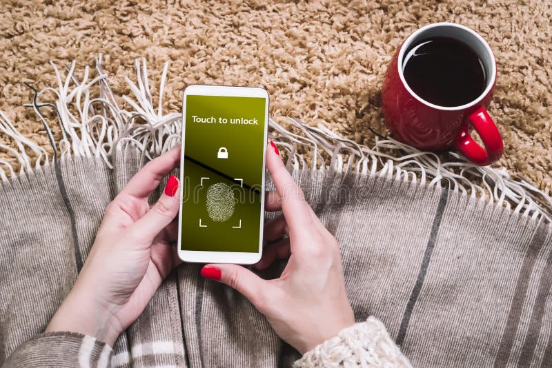 Fingerprint Access Code. Biometric Control. Authority Identity. Scanner ...