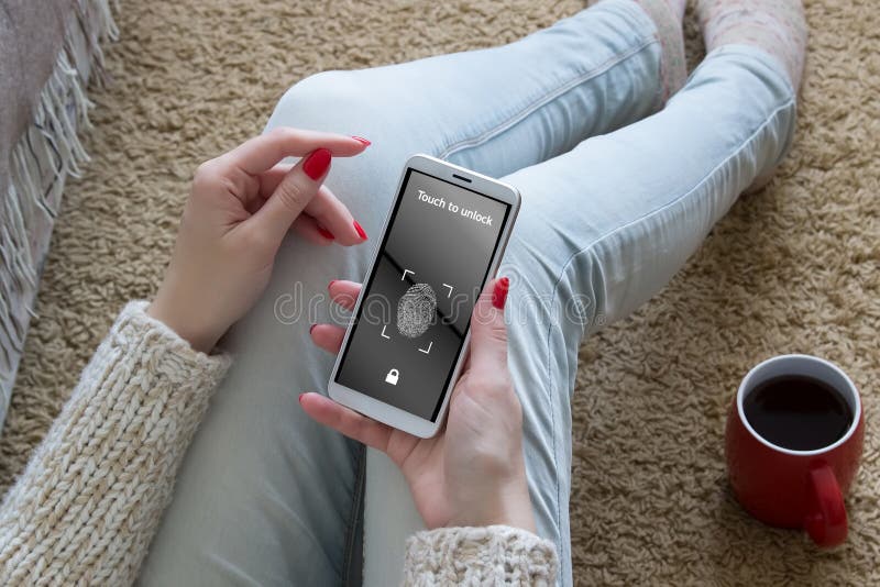 Fingerprint Access Code. Biometric Control. Authority Identity. Scanner ...