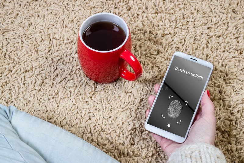 Fingerprint Access Code. Biometric Control. Authority Identity. Scanner ...