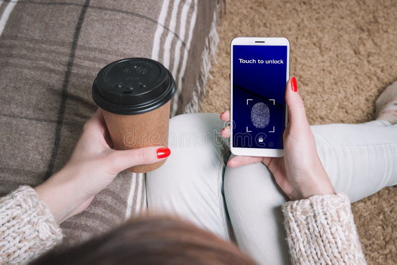 Fingerprint Access Code. Biometric Control. Authority Identity. Scanner ...