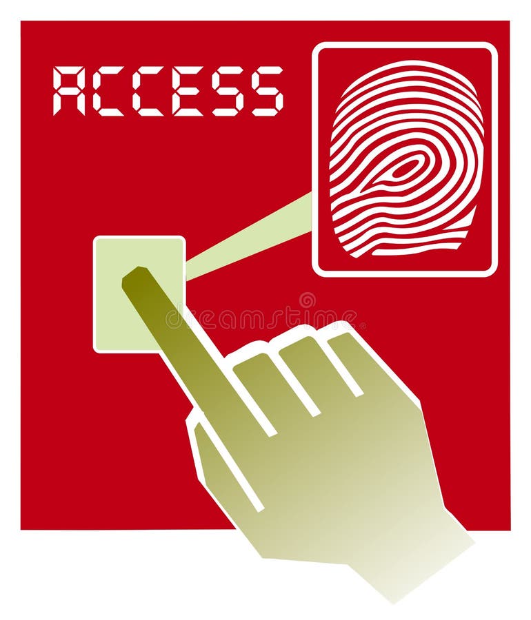 5+ Fingerprint access illustration Free Stock Photos - StockFreeImages
