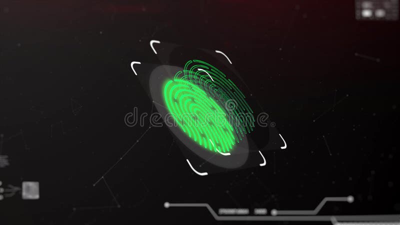 Fingerprint background stock vector. Illustration of internet - 11378343