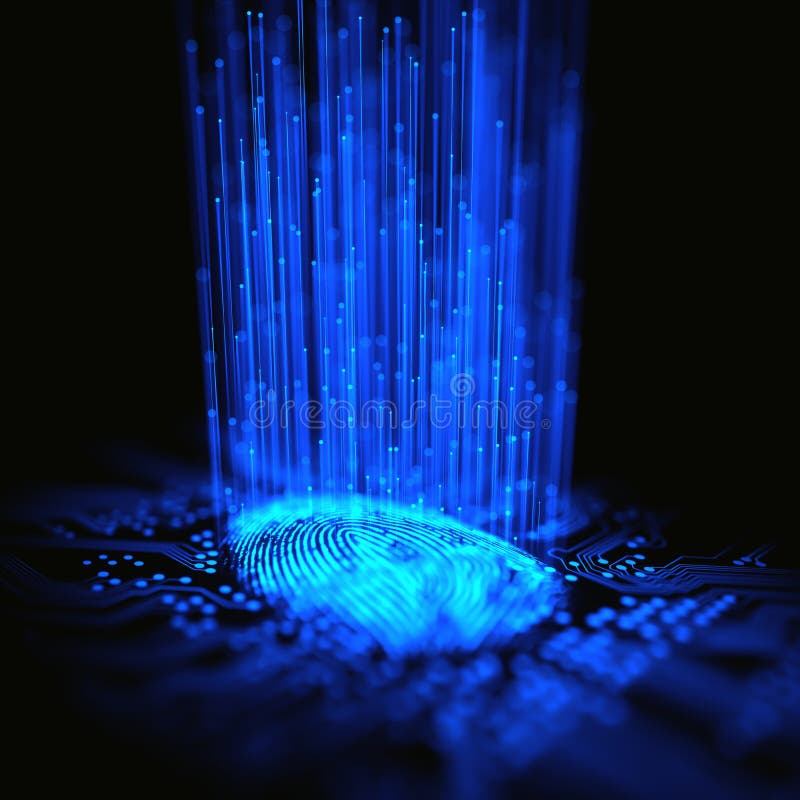 Chip Binary Code stock illustration. Illustration of chip - 596774