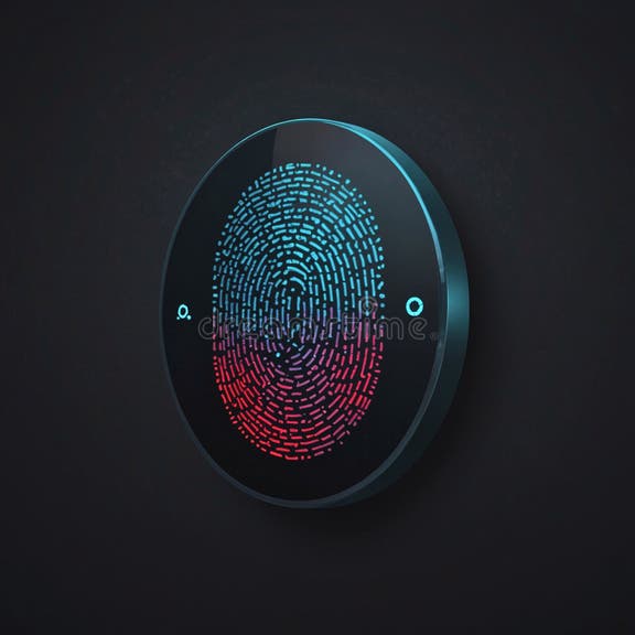 Biometric Authentication Button Stock Illustrations – 1,352 Biometric Authentication Button ...