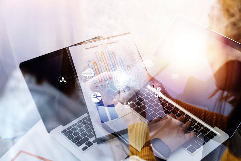 Fingerprint Biometric Digital Scan Technology. Graphic Interface ...