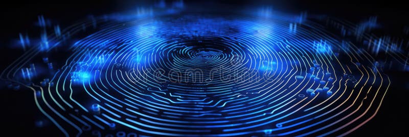 Fingerprint Biometrics for Identity Verification Stock Illustration ... Fingerprint Biometrics for Identity Verification Stock Illustration ...
