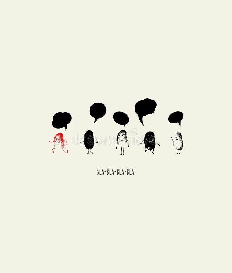 Fingerprint Characters - 01 Stock Vector - Illustration of person, face ...