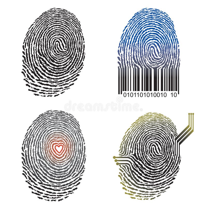 Fingerprint design stock vector. Illustration of graphic - 5670000