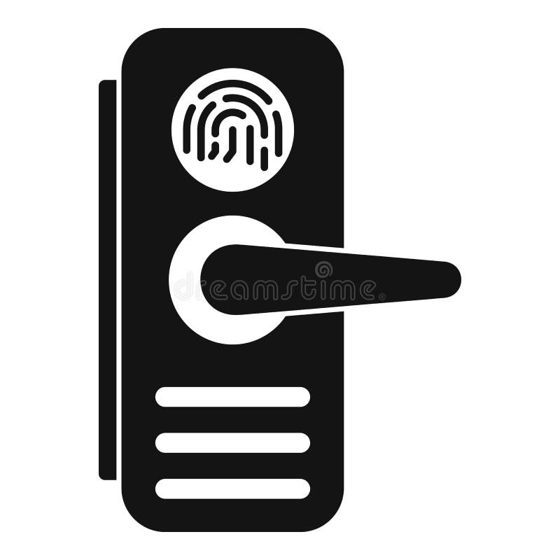 Fingerprint Door Lock Icon, Simple Style Stock Vector - Illustration of ... Fingerprint Door Lock Icon, Simple Style Stock Vector - Illustration of ...