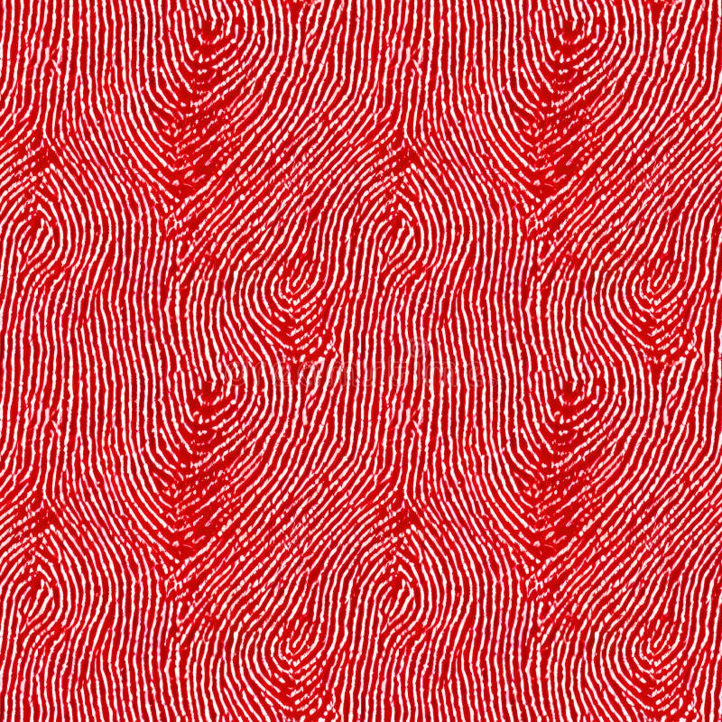 Fingerprint Fragment Red Color, Generated by Artificial Intelligence ...