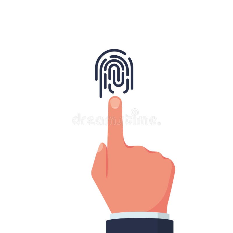 Finger print scan stock vector. Illustration of print - 129817920 Finger print scan stock vector. Illustration of print - 129817920