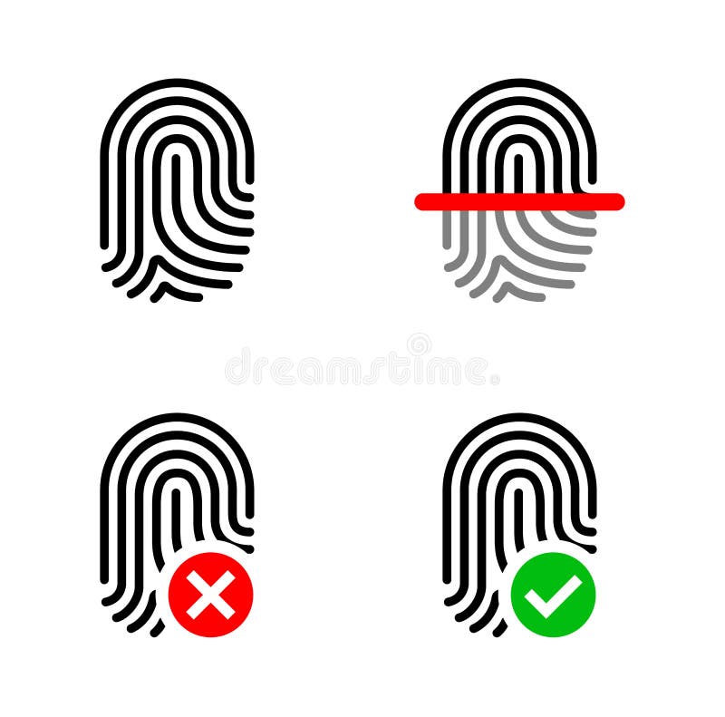 Fingerprint Loop Stock Illustrations – 961 Fingerprint Loop Stock ...
