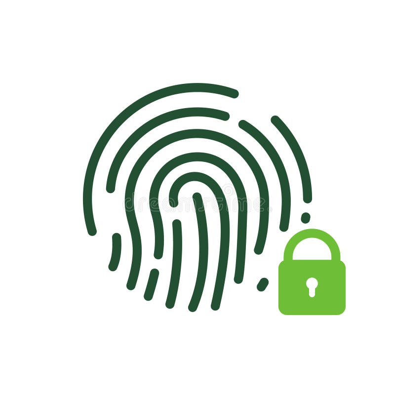 Fingerprint Identification Color Sign. Touch ID Line Icon. Finger Print ... Fingerprint Identification Color Sign. Touch ID Line Icon. Finger Print ...