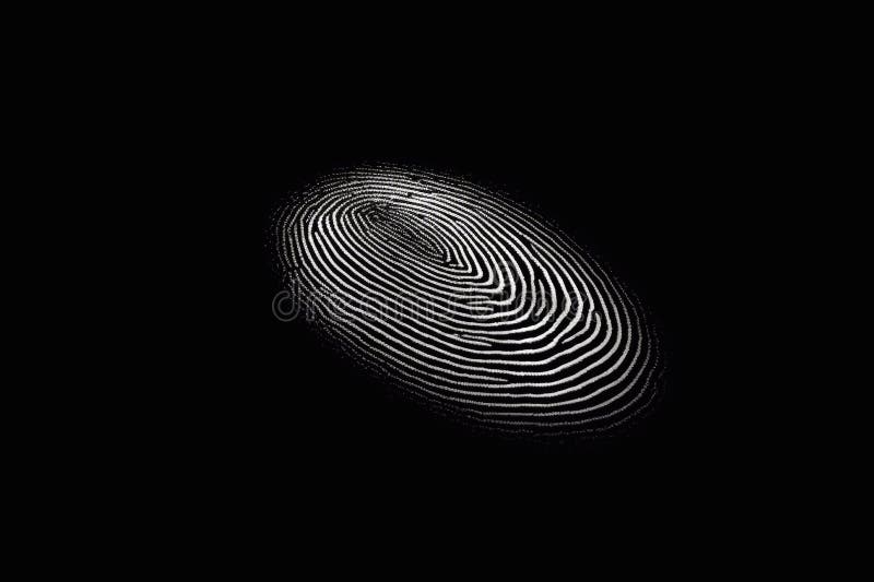 Fingerprint. Identity Verification. Protection of Personal Data Stock ...