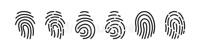 Fingerprint Font Set Stock Illustrations – 438 Fingerprint Font Set ...